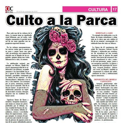 Culto a la Parca - Opinion Caribe