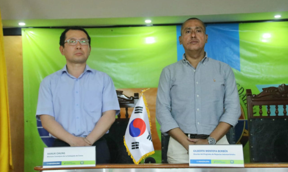 Ministro consejero de la Embajada de Corea del Sur visitó Unimagdalena ...