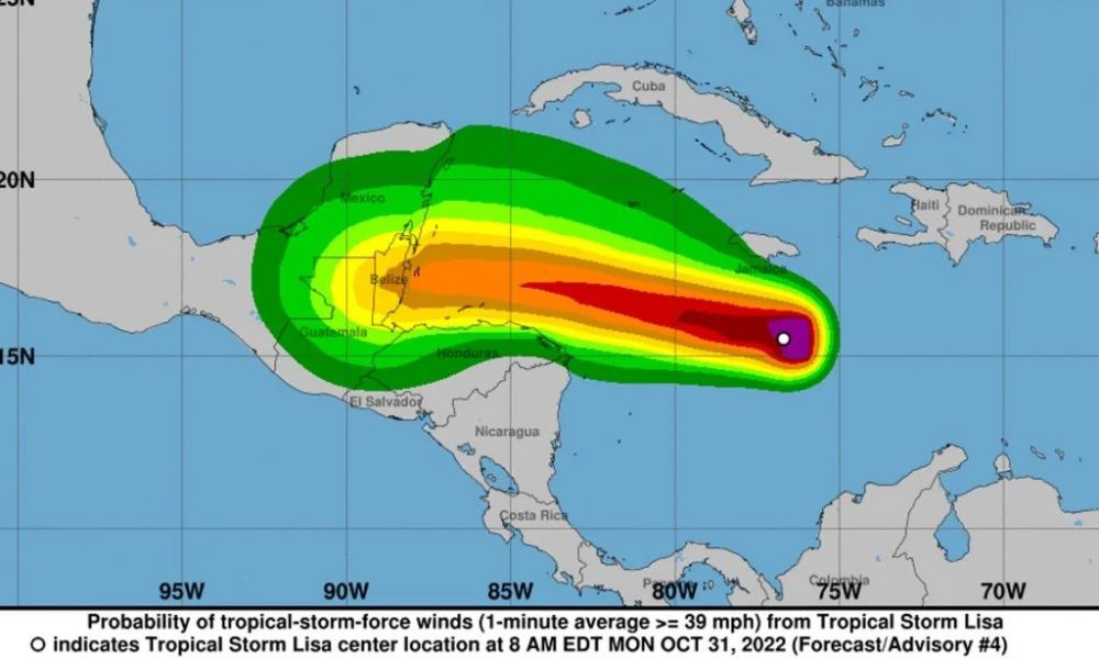 Tormenta tropical Lisa se forma en el Caribe - Opinion Caribe