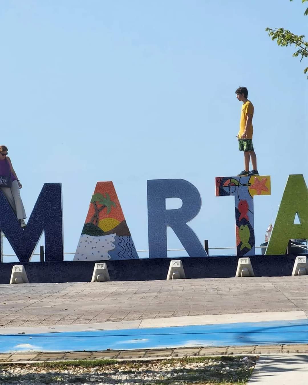 Letrero 'Yo amo Santa Marta' no lleva ni tres días y ya le están dando ...