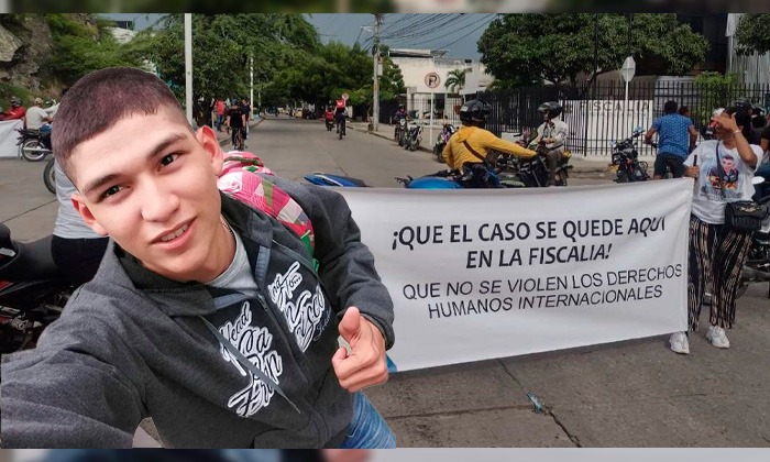 Familia y amigos de Erick Melo marcharon pacíficamente a las afueras de ...