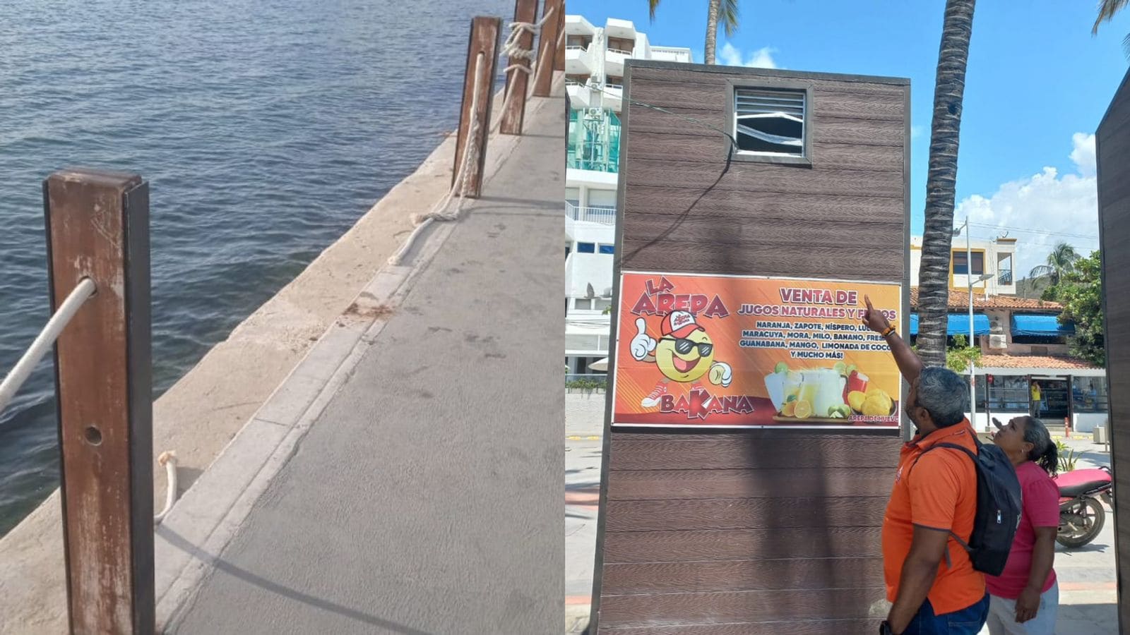 Nuevamente se registran daños en los camellones de la Bahía y El ...