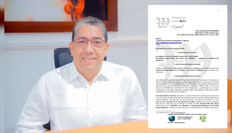 Demandan elección de Rafael Noya por doble militancia - Opinion Caribe