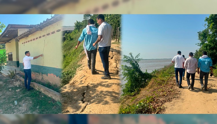 La UNGRD llegó a Salamina, Magdalena para abordar la erosión del río ...