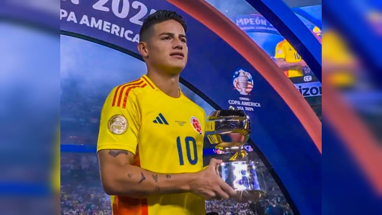 James Rodríguez fue elegido el mejor jugador de la Copa América 2024 ...