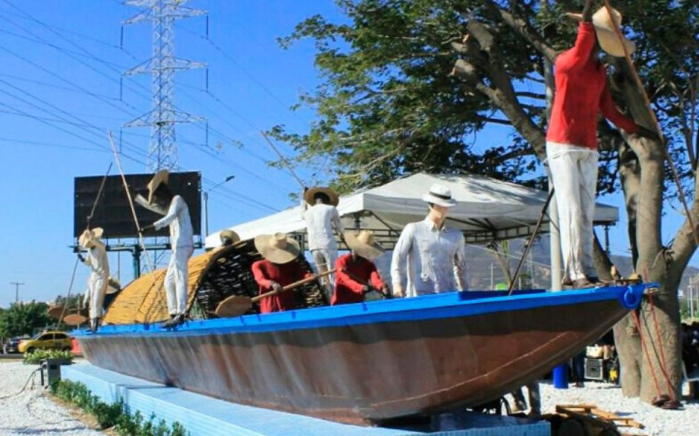 Avanza en más del 90% la restauración del monumento La Piragua en Santa ...