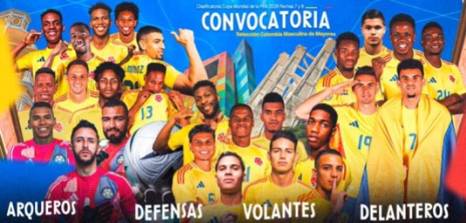 Estos son los convocados de la Selección Colombia para eliminatorias ...